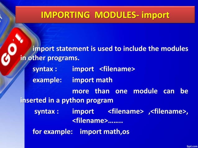 Chapter 03 python libraries | PPTX