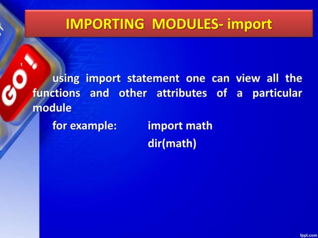 Chapter 03 python libraries | PPTX
