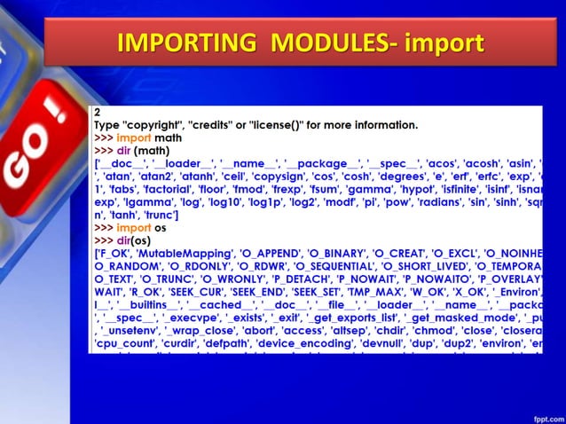 Chapter 03 python libraries | PPTX