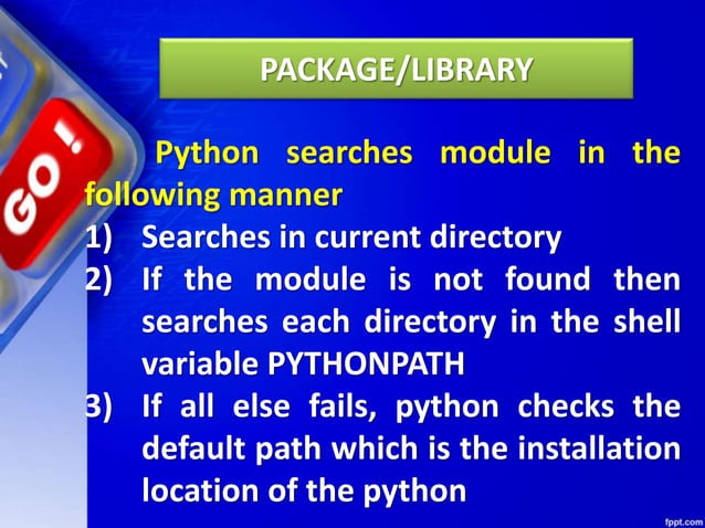 Chapter 03 python libraries | PPTX