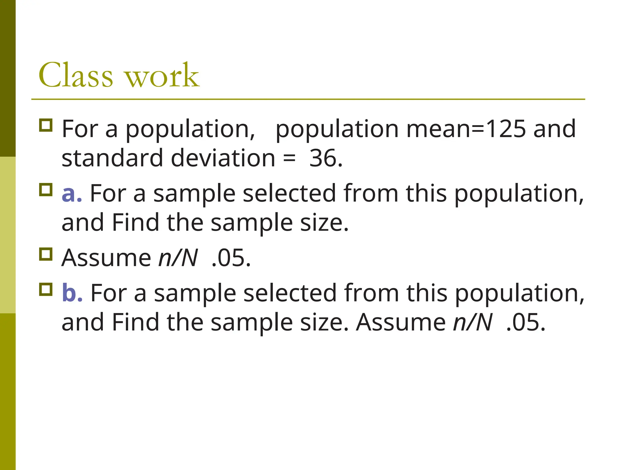 CHAPTER 03; SAMPLING DISTRIBUTION FOR STATISCAL ANALYSISppt | PPT