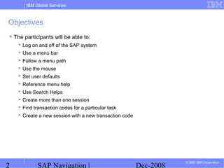 Chapter 03 sap navigation | PPT