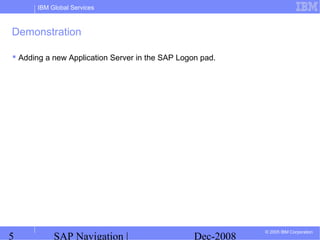 Chapter 03 sap navigation | PPT