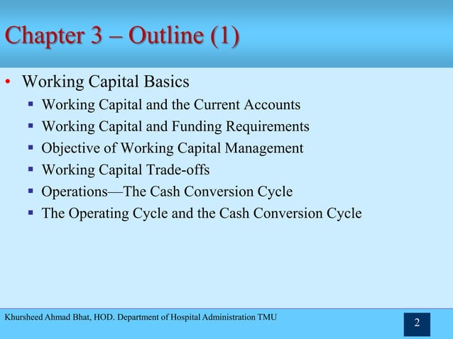 Chapter 03 working capital 1ce lecture | PPT