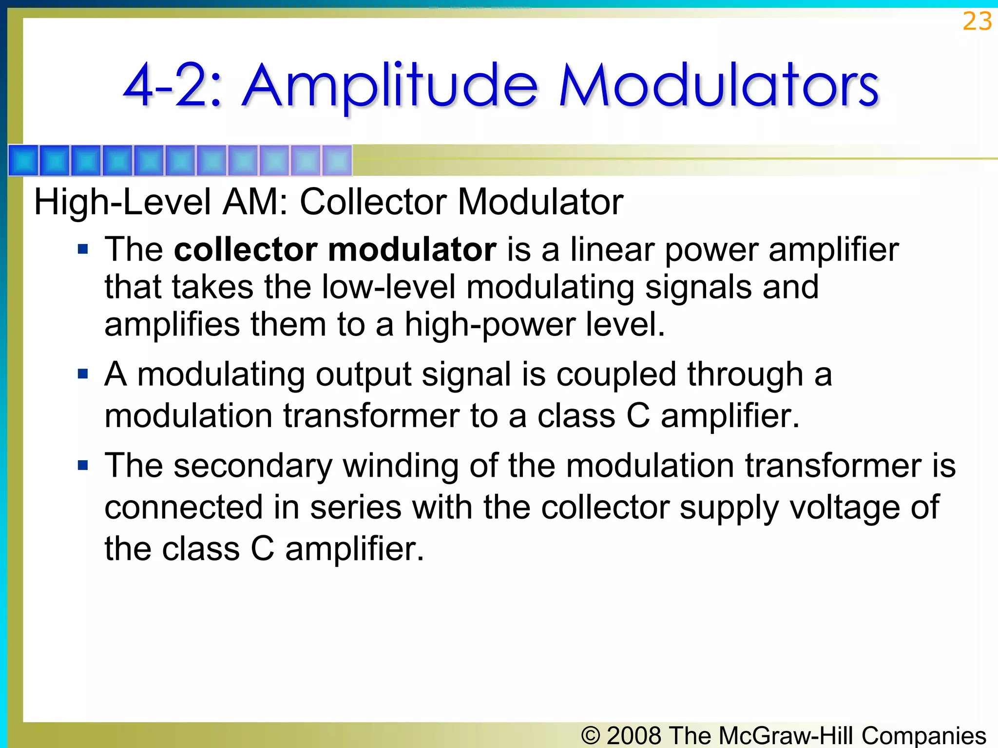 Chapter04. am modulators | PPTX