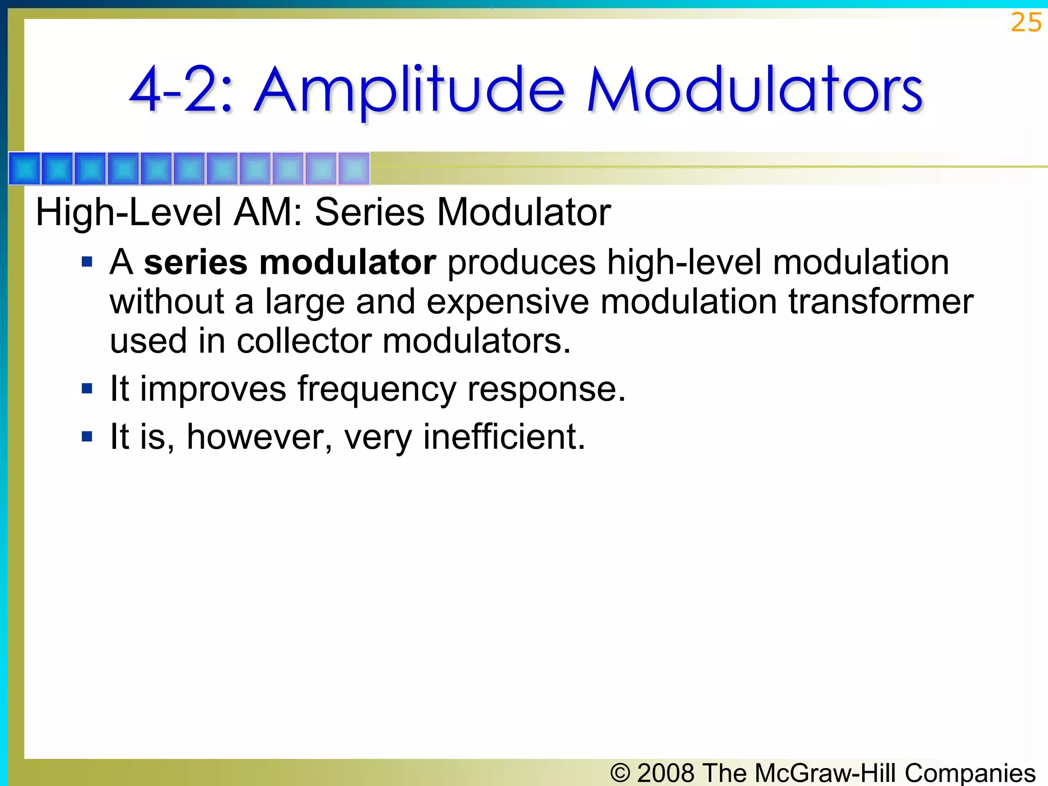 Chapter04. am modulators | PPTX
