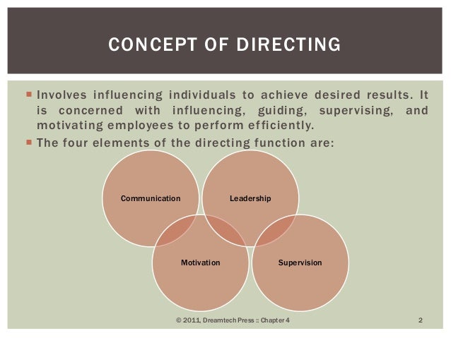 Directing In Management