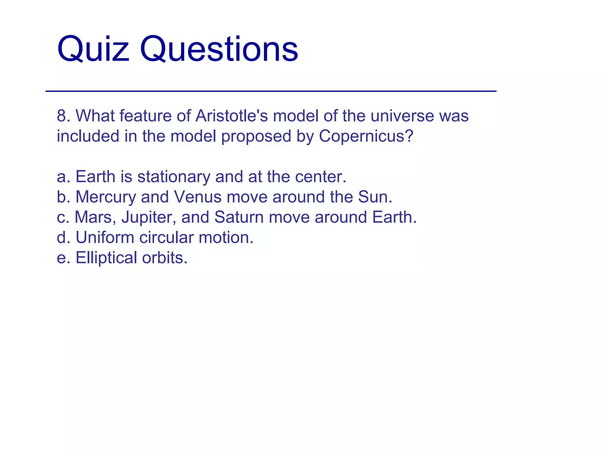 The Origin of Modern Astronomy | PPT