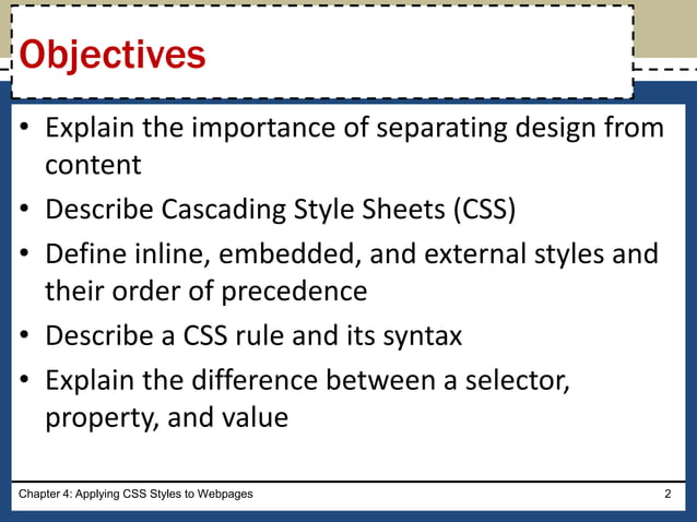 HTML & CSS: Chapter 04 | PPTX