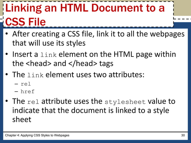 HTML & CSS: Chapter 04 | PPTX