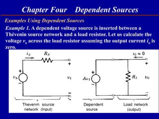 Chapter 04.ppt dependent sources for electrical | PPT
