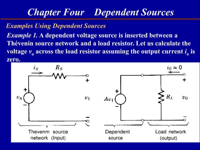 Chapter 04.ppt dependent sources for electrical | PPT | Physics | Science