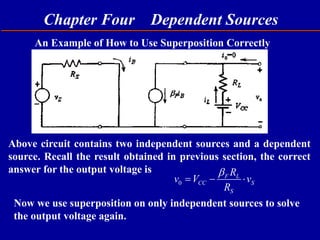 Chapter 04.ppt dependent sources for electrical | PPT
