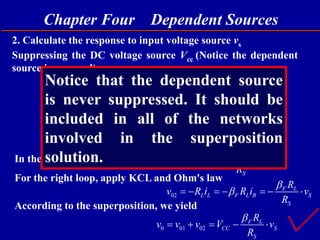 Chapter 04.ppt dependent sources for electrical | PPT