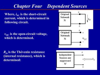 Chapter 04.ppt dependent sources for electrical | PPT