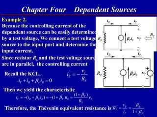 Chapter 04.ppt dependent sources for electrical | PPT