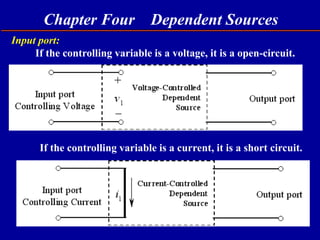 Chapter 04.ppt dependent sources for electrical | PPT