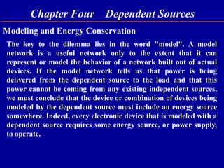 Chapter 04.ppt dependent sources for electrical | PPT