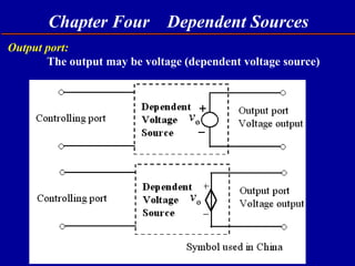 Chapter 04.ppt dependent sources for electrical | PPT