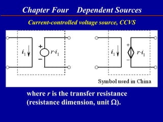 Chapter 04.ppt dependent sources for electrical | PPT