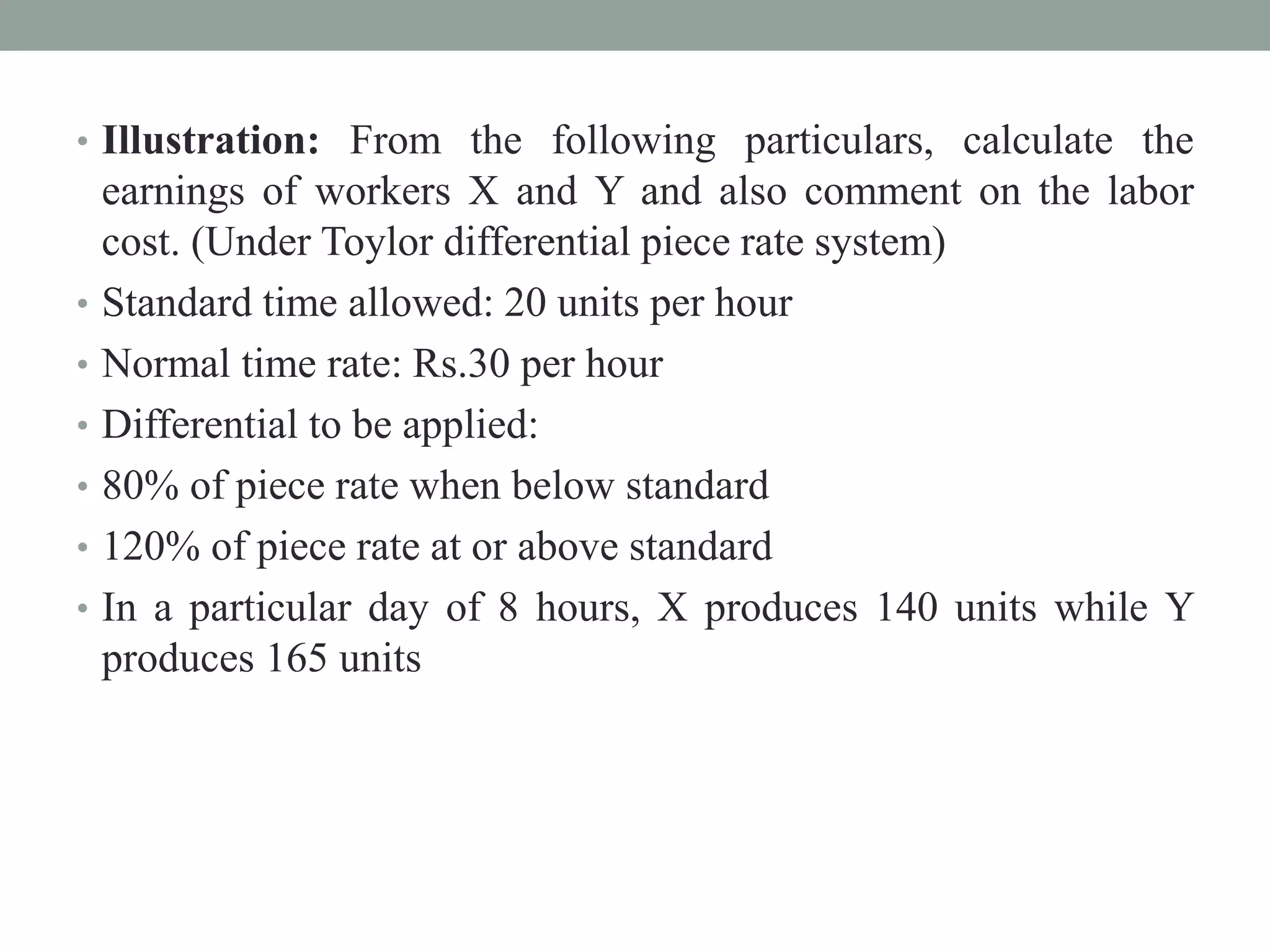 Chapter 04 Labour Costs | PPTX