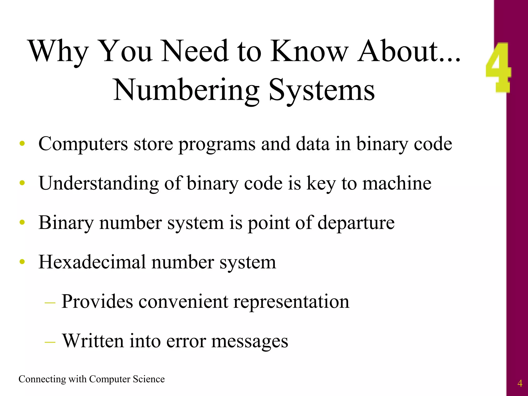Numbering system data representation | PDF | Computing | Technology & Computing