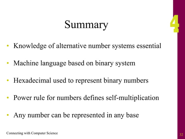 Numbering system data representation | PDF
