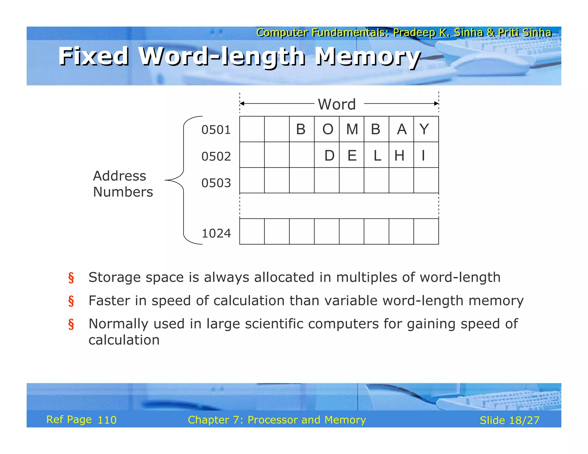 Chapter04 processor and memory | PDF