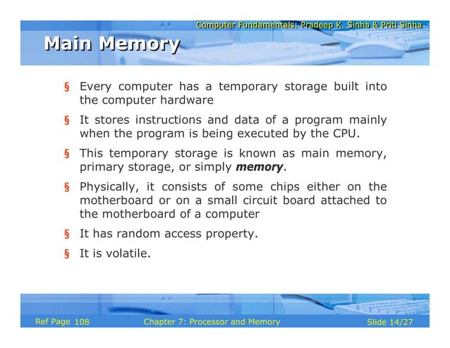 Chapter04 processor and memory | PDF