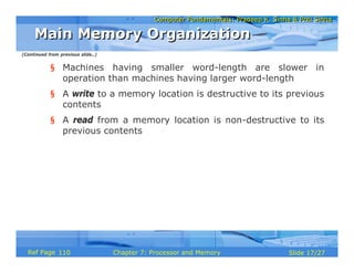 Chapter04 processor and memory | PDF