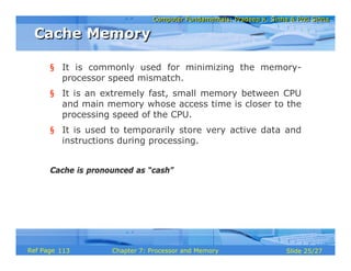 Chapter04 processor and memory | PDF