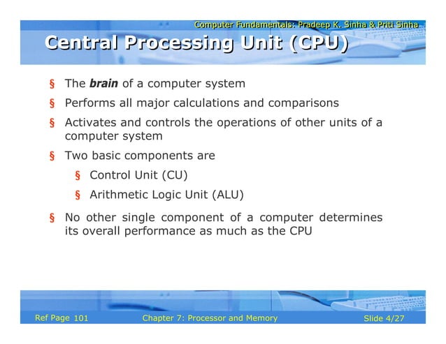 Chapter04 processor and memory | PDF