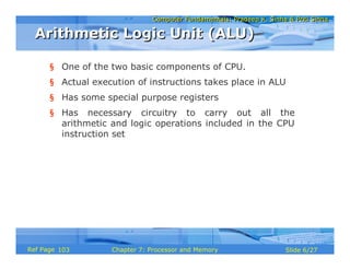 Chapter04 processor and memory | PDF