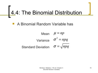 Chapter 04 random variables and probability | PPT