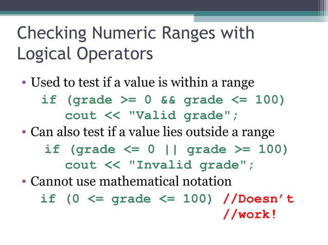 Chapter 4 Making Decisions | PPT | Programming Languages | Computing
