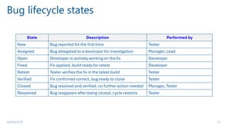 Comprehensive Guide to Software Errors and Bug Management Systems | PDF
