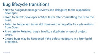 Comprehensive Guide to Software Errors and Bug Management Systems | PDF