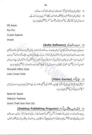 Chapter 04 What is Software ~ Urdu Guide | PDF