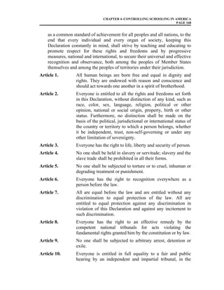 Ch. 4 Controlling Schooling in America - Dr. William Allan Kritsonis | PDF