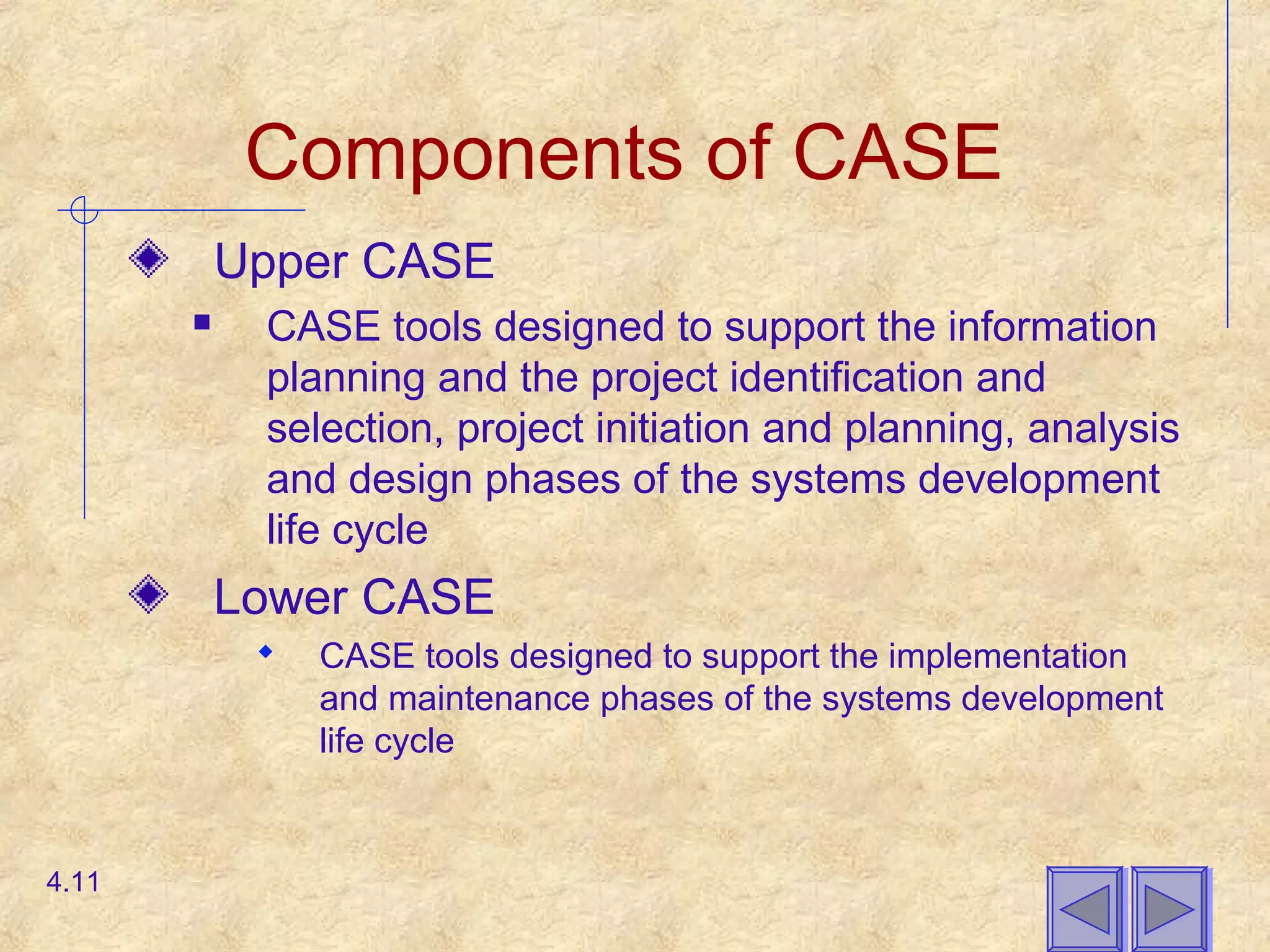 Chapter04 automated tools for systems development | PPT