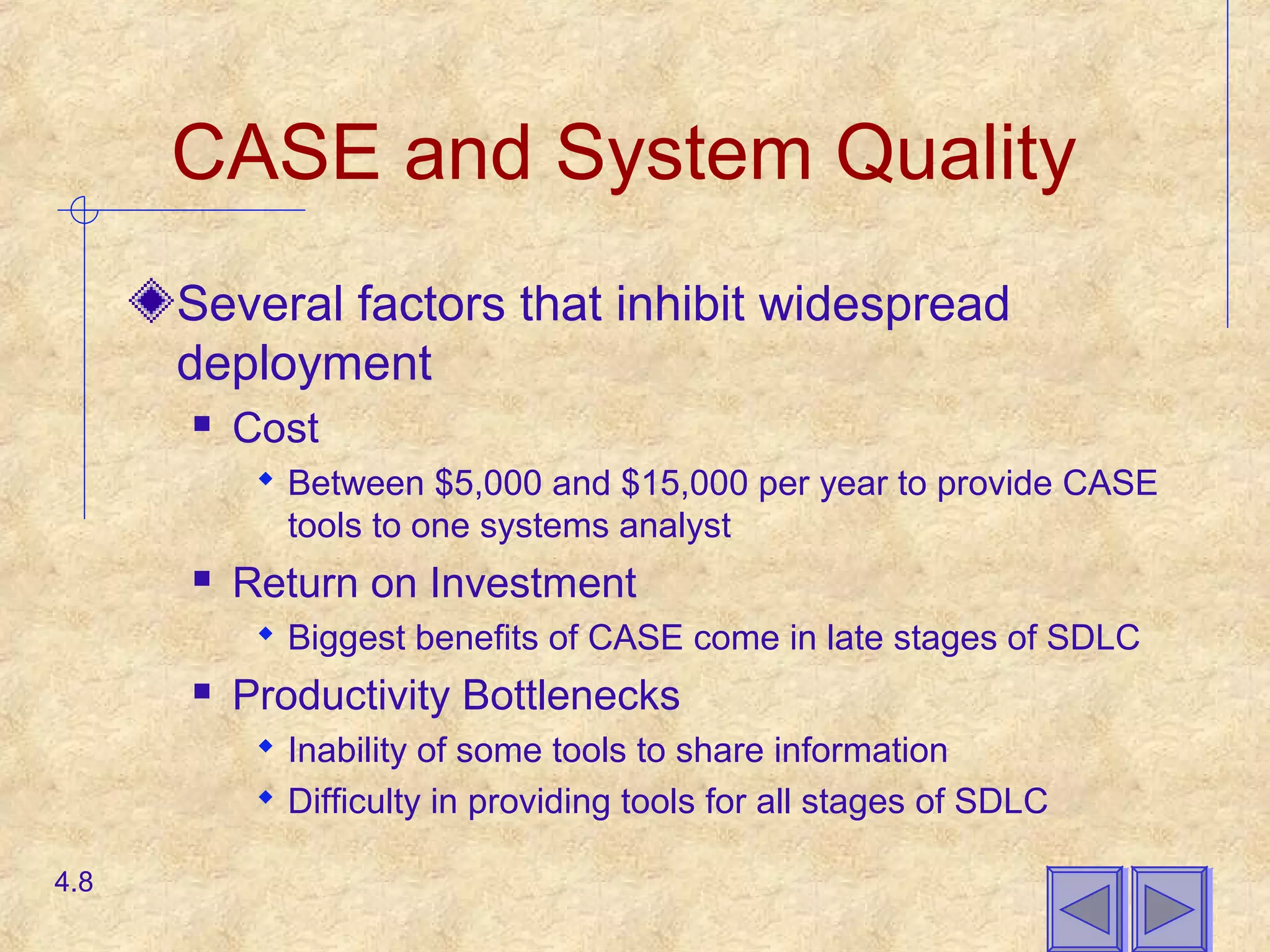 Chapter04 automated tools for systems development | PPT
