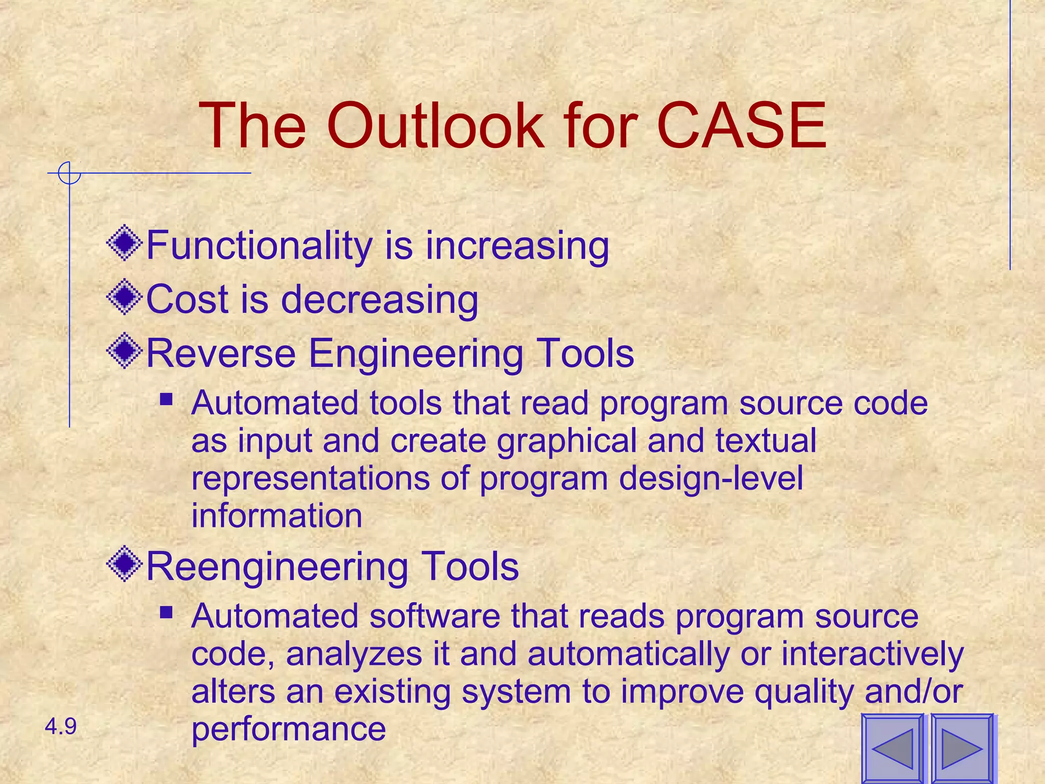 Chapter04 automated tools for systems development | PPT