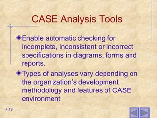 Chapter04 automated tools for systems development | PPT
