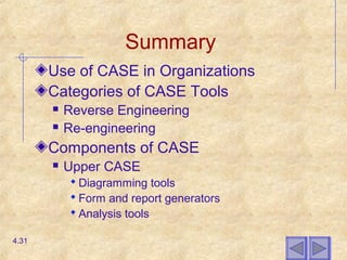 Chapter04 automated tools for systems development | PPT