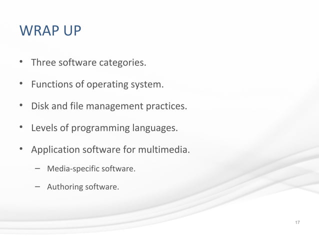 Chapter 4 Computer Software | PPT