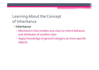 Chapter 04 inheritance | PDF