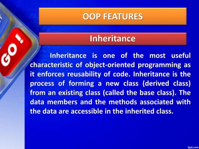 Chapter 04 object oriented programming | PPTX