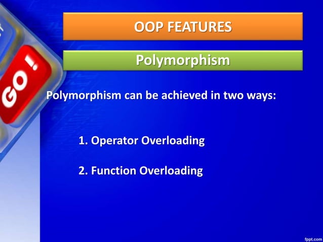 Chapter 04 object oriented programming | PPTX
