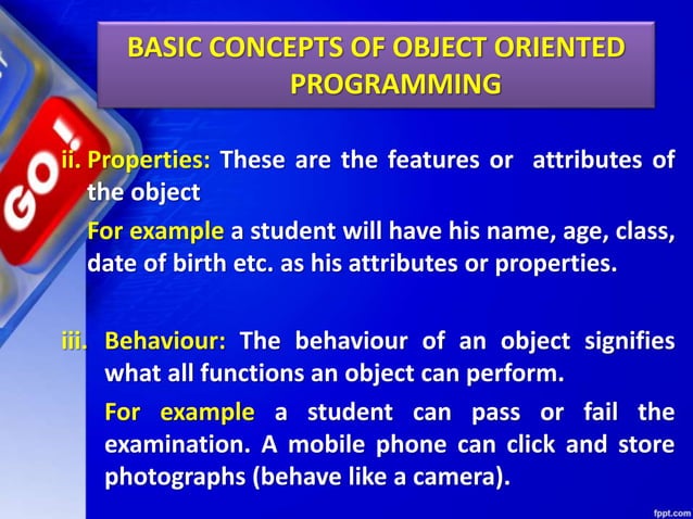 Chapter 04 object oriented programming | PPTX