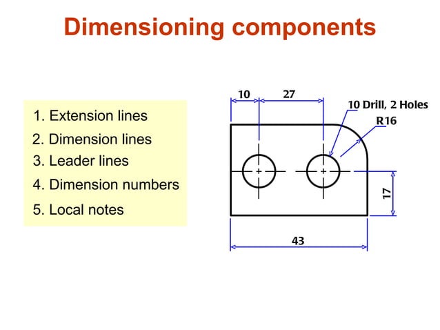 Engineering Drawing: Chapter 04 orthographic writing